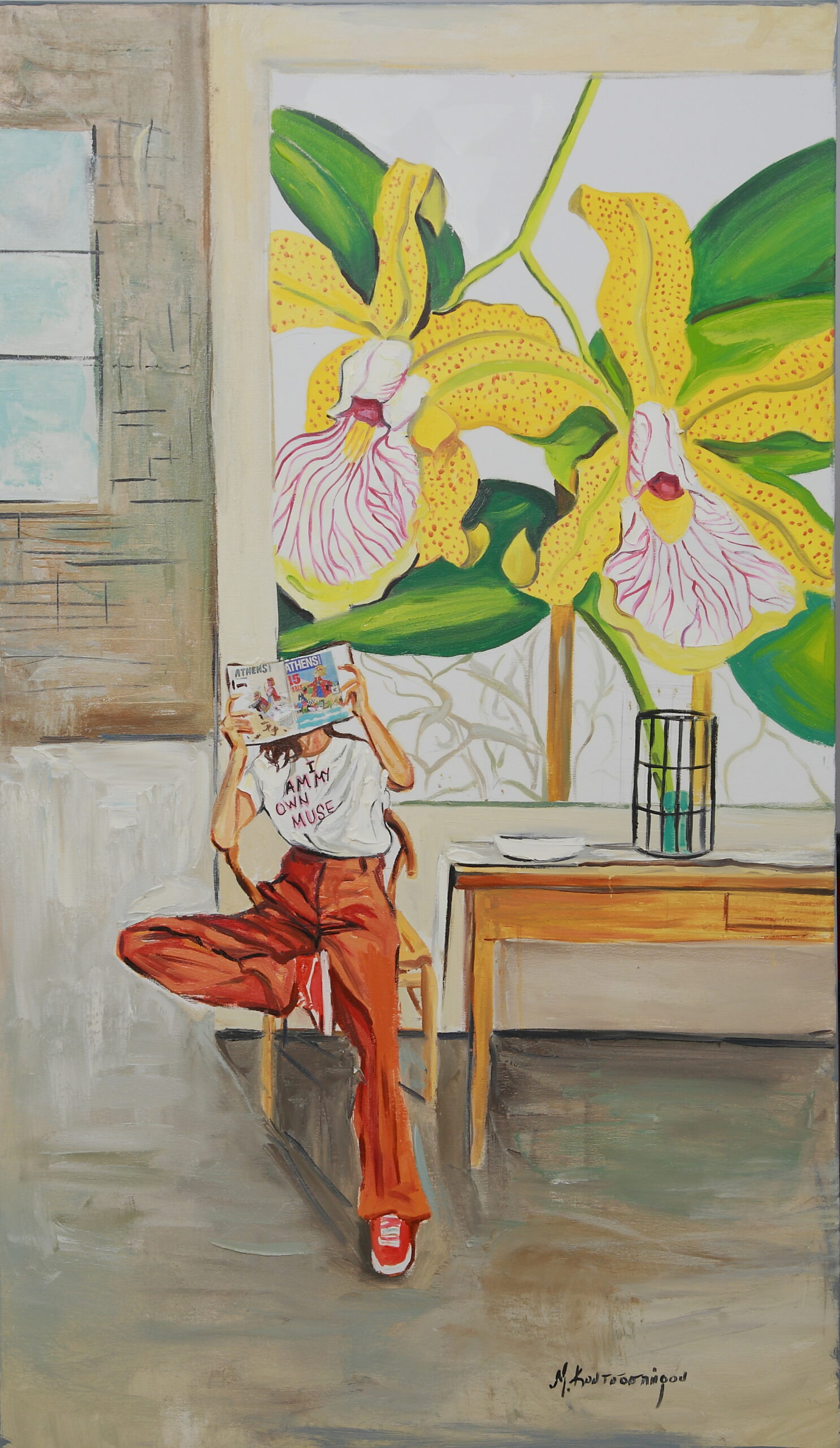 Girl in reading - Braggart
